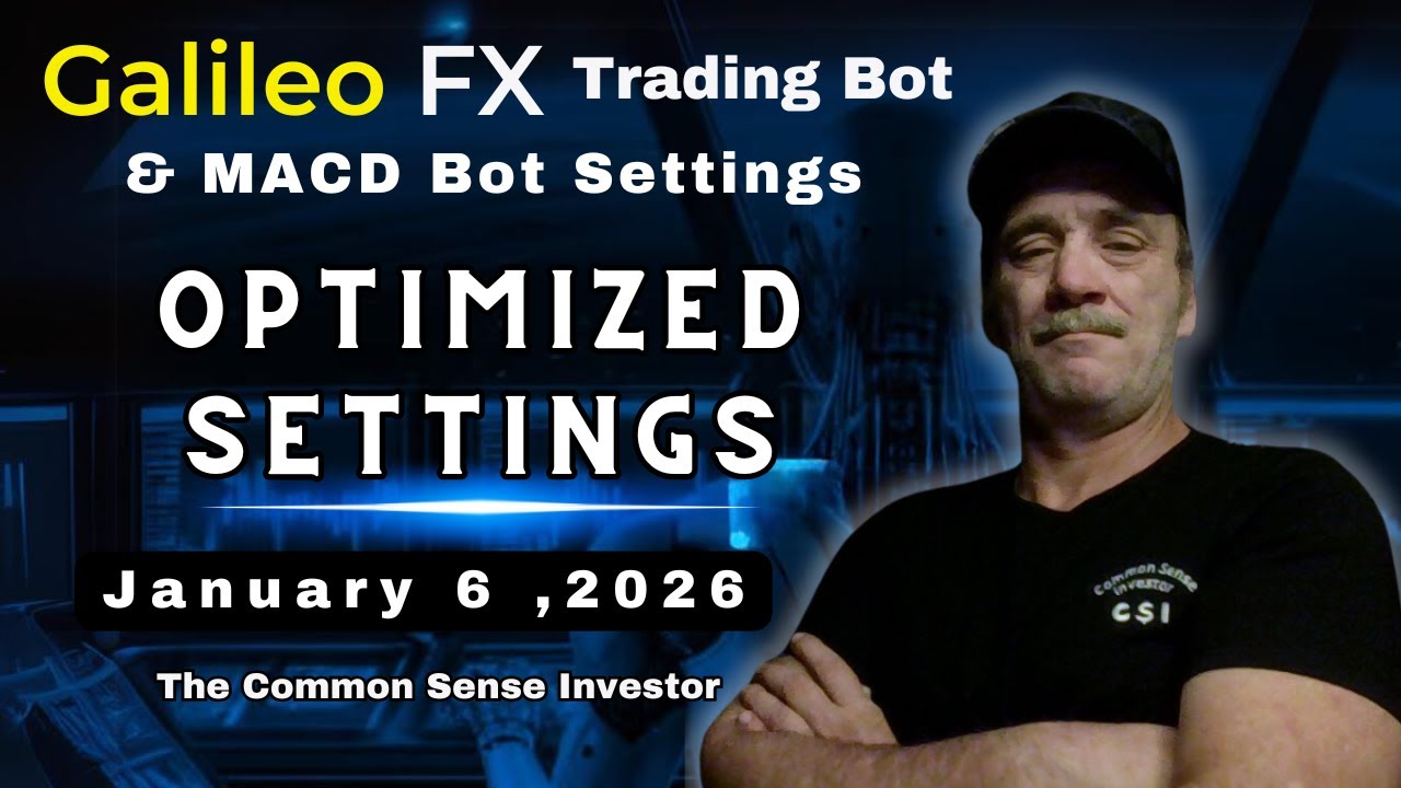 Galileo FX Trading Bot ~ January 6, 2024 Settings for Forex - YouTube