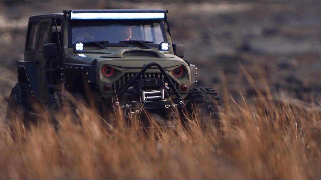 Axial SCX10 II Jeep Xtraspeed JK Rubicon Waterfront adventure - - YouTube