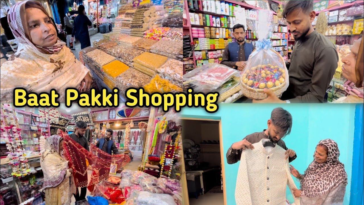 Baat Pakki Shopping With Mom From Chakswari Bazaar azad Kashmir - YouTube