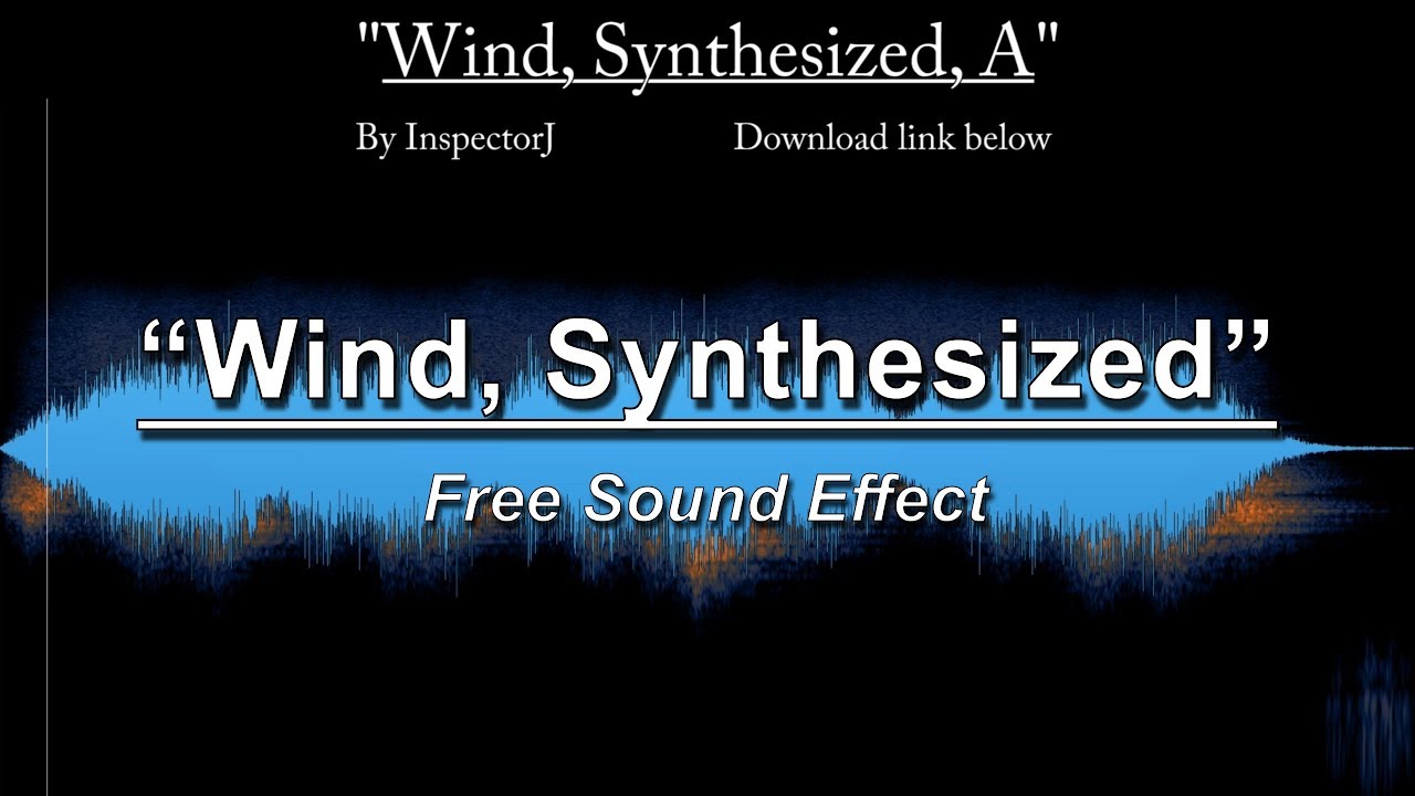 "Wind, Synthesized, A" - Free Sound Effect - YouTube