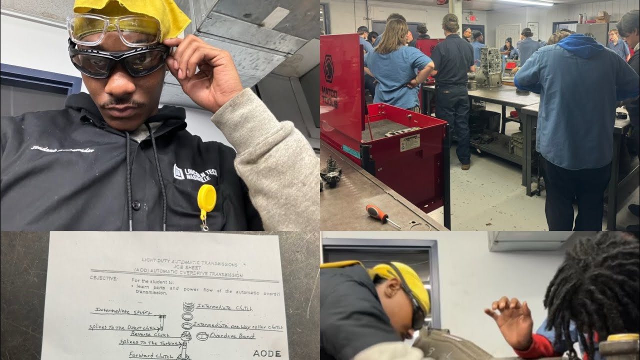 DAY IN THE LIFE OF AN AUTO TECH STUDENT EP:4 ROAD TO BUILDING A SHOP ...