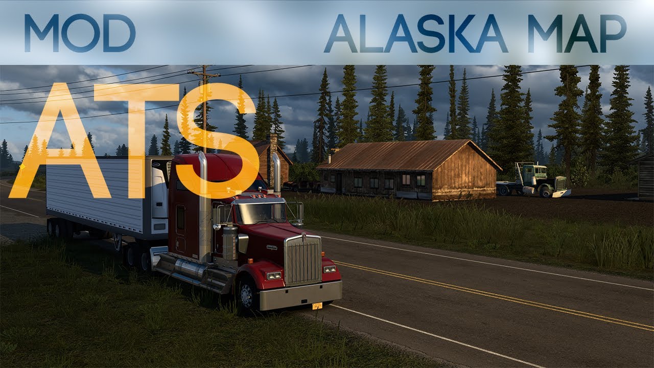 American Truck Simulator: Alaska Map (MOD) - YouTube