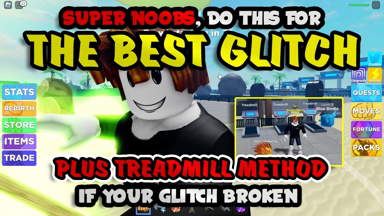 Do This For The Best Glitch For Super Noobs! | Muscle Legends Roblox ...