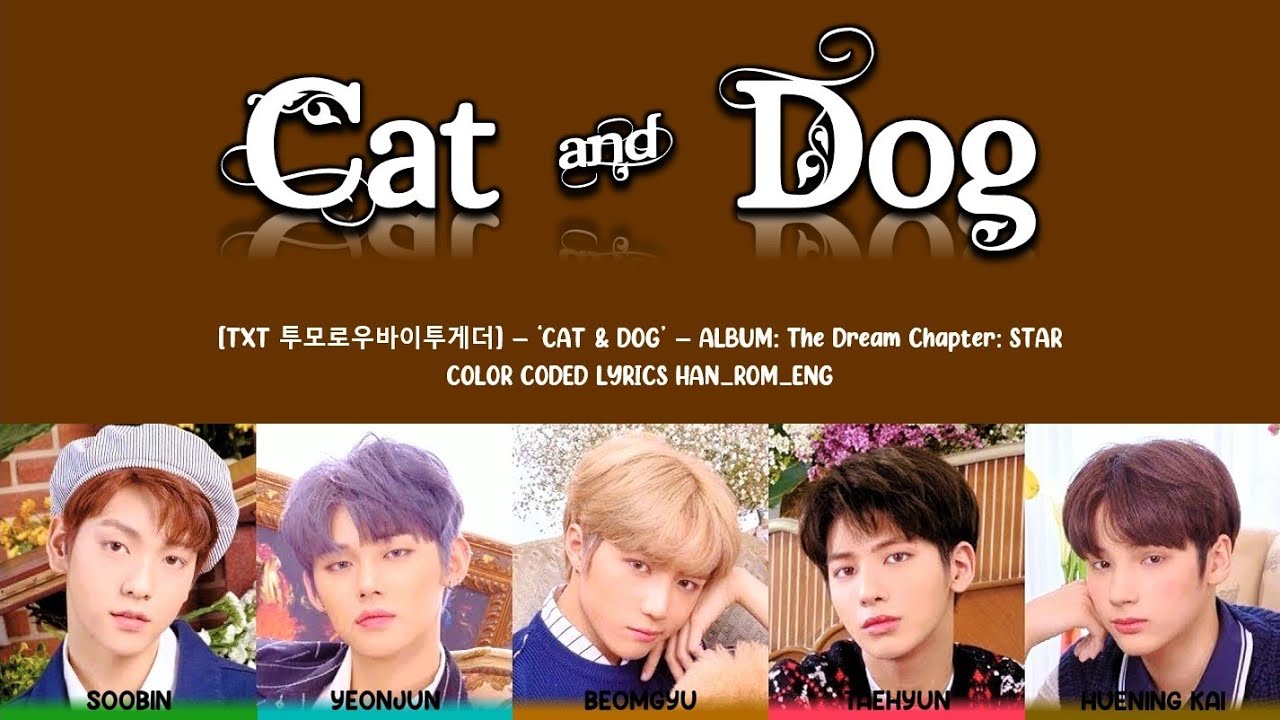 TXT (투모로우바이투게더) - "Cat & Dog" Lyrics (Color Coded Han_Rom_Eng ...