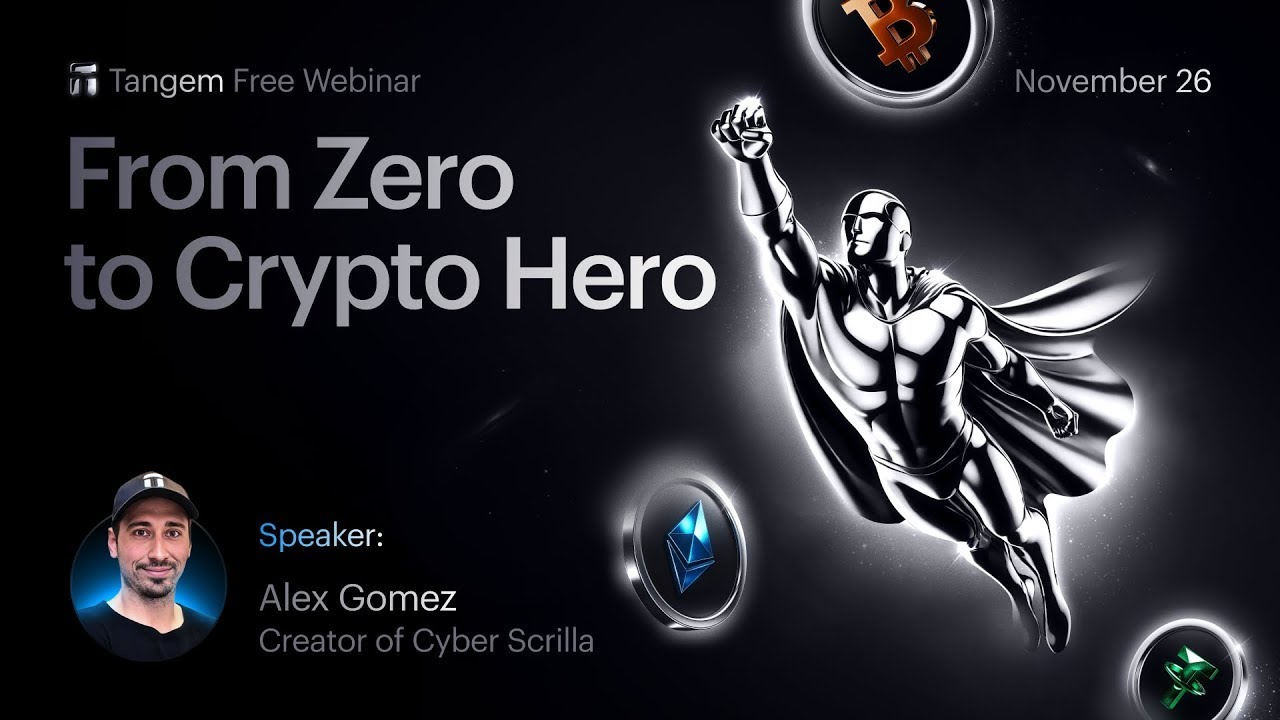Free Tangem Webinar: From Zero to Crypto Hero - YouTube