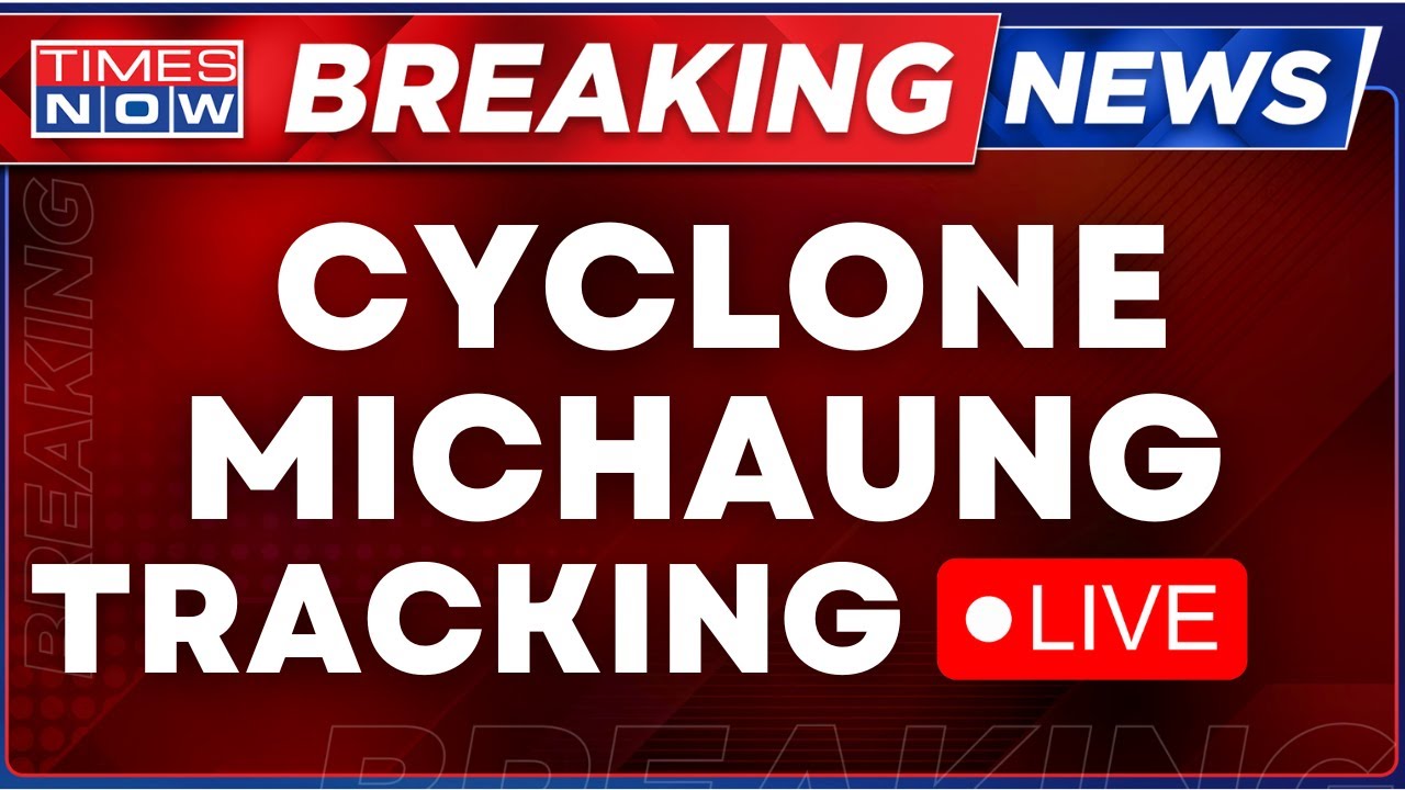 Cyclone Michaung Landfall LIVE | Chennai Heavy Rains | Cyclone Michaung ...