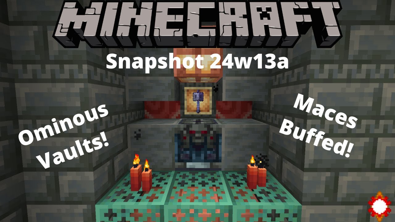 Minecraft Snapshot 24w13a -Bad Omen Rework and Ominous Vaults!- - YouTube