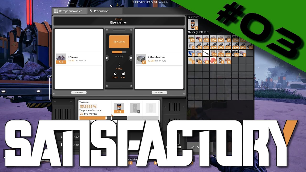 Satisfactory ⚛️[Update 8] #03 Tutorial: Was machen wir hier? Let's Play [60FPS|Deutsch|PC] - YouTube