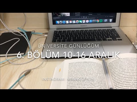 ÜNİVERSİTE GÜNLÜĞÜ - 6 [ nasıl ödev hazırlanır, yaklaşan finaller, etüt saatleri düzenim ]