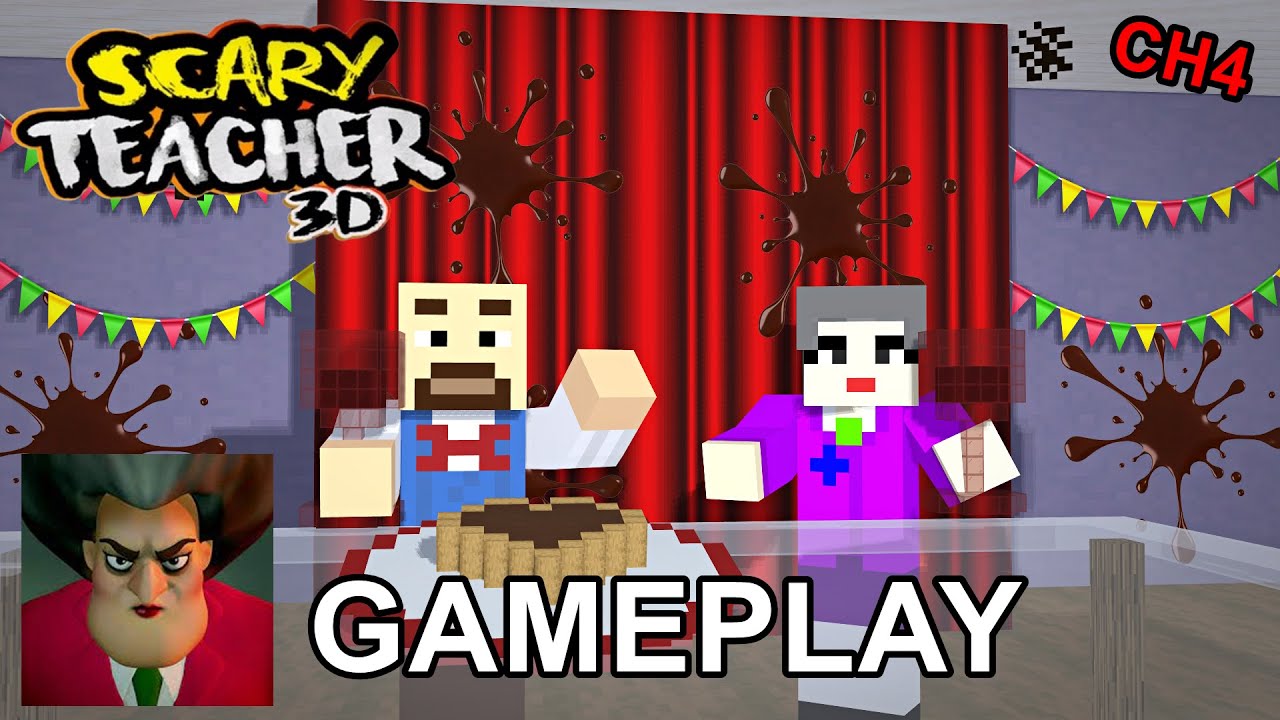 SCARY TEACHER 3D CHAPTER 4 MINECRAFT GAMEPLAY - YouTube