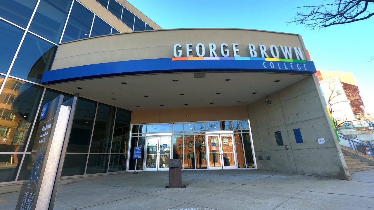 [4K HD] GEORGE BROWN COLLEGE CASALOMA CAMPUS Toronto Downtown Street ...