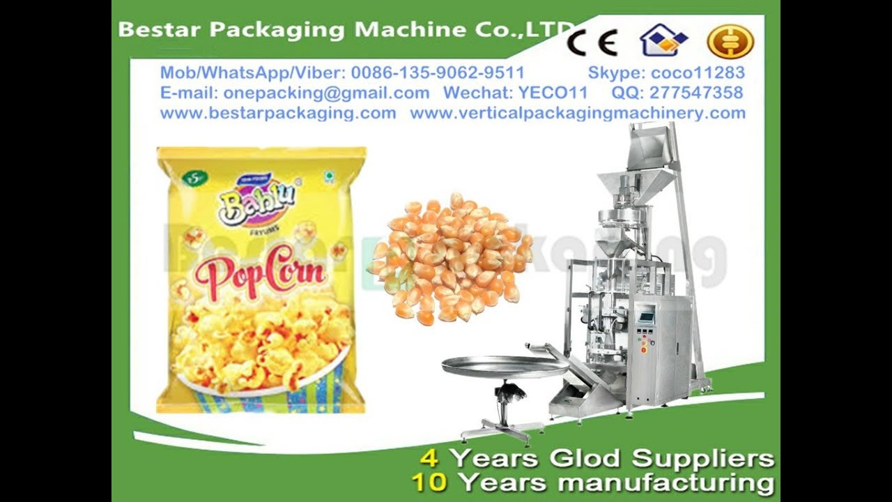 popcorn packing machine ,popcorn packaging machine ,popcorn VFFS ...
