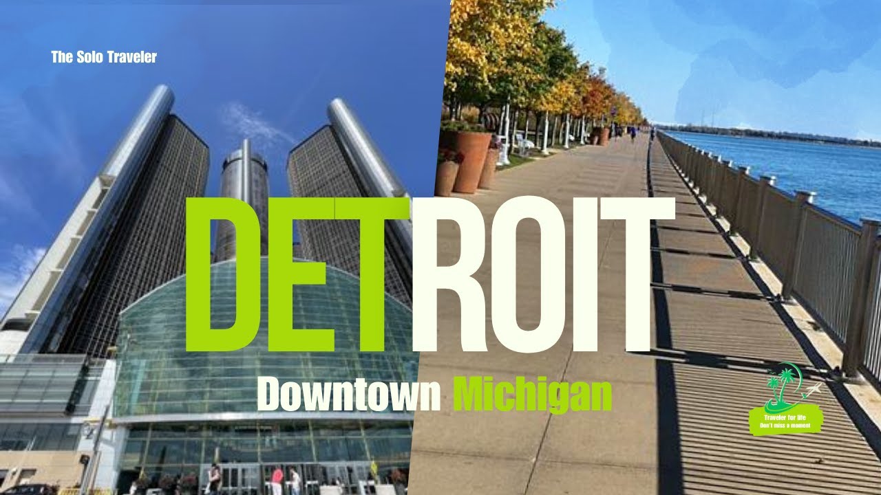 Detroit Downtown Day Tour & 2024 NFL- From Canada crossing the border ...