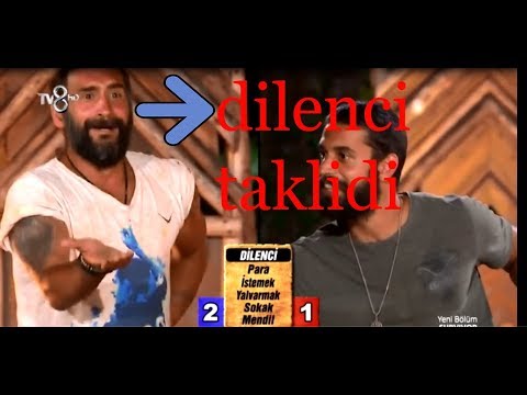Survivor Ümit Karandan Dilenci Taklidi 2018