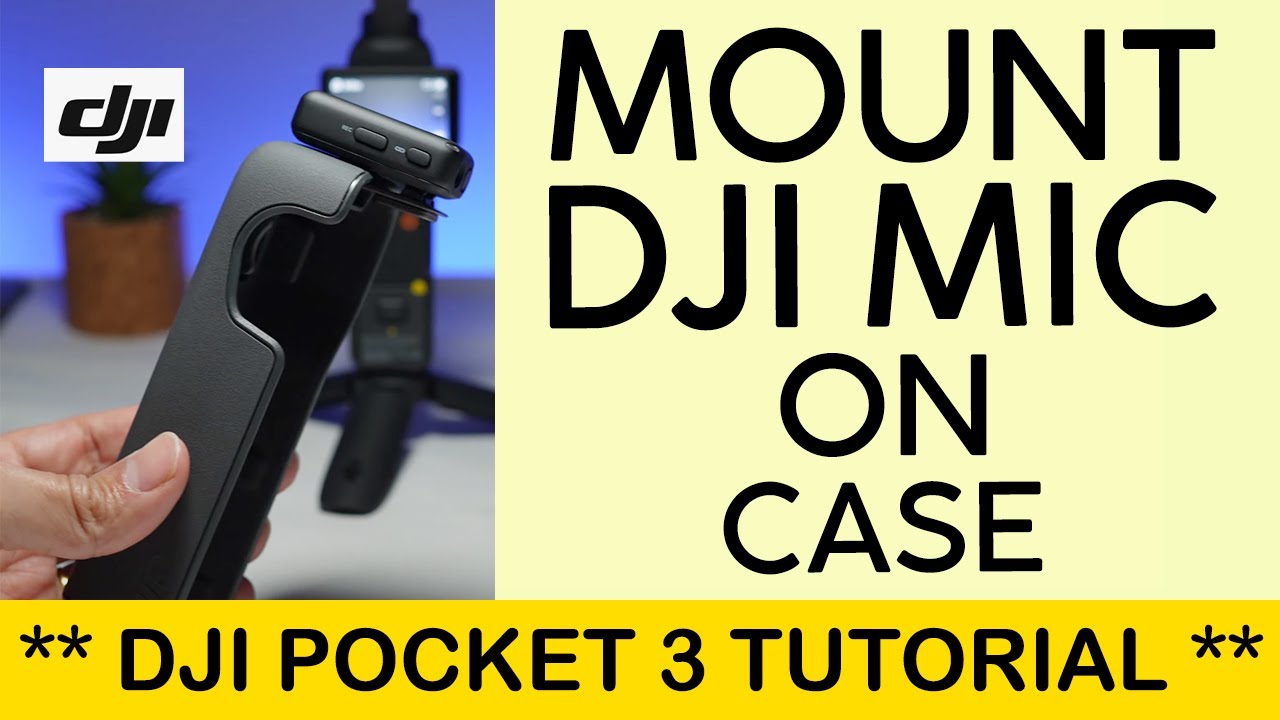 Mount DJI Mic on Pocket 3 Protective Cover Tutorial (2024) - YouTube