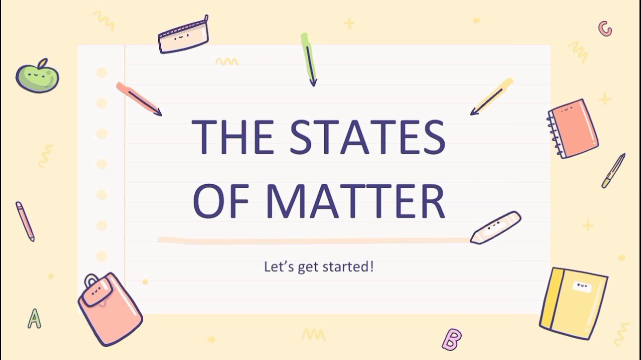 PPT Video Presentation: THE STATES OF MATTER - YouTube