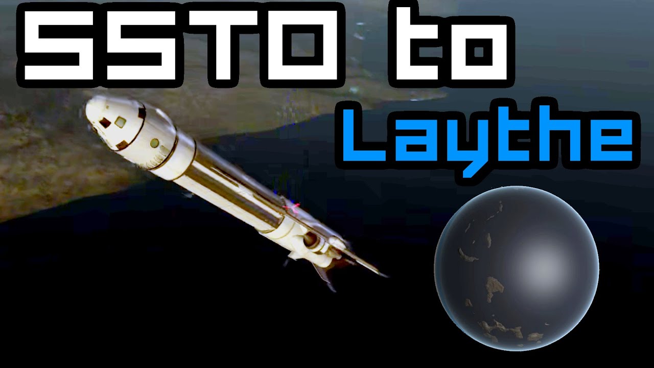 Kerbal Space Program - Sending an SSTO Shuttle to Laythe! - YouTube