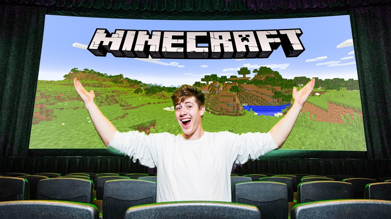 I Bought Every Seat in a Movie Theater to Play Minecraft - YouTube