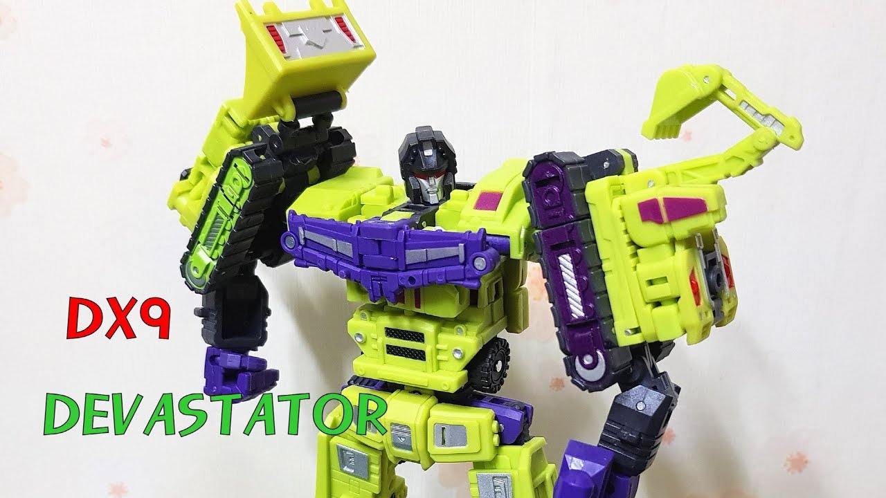 [TOY ALIEN] DX9 DEVASTATOR COMBINE! TRANSFORMERS G1 HULKIE WAR IN ...