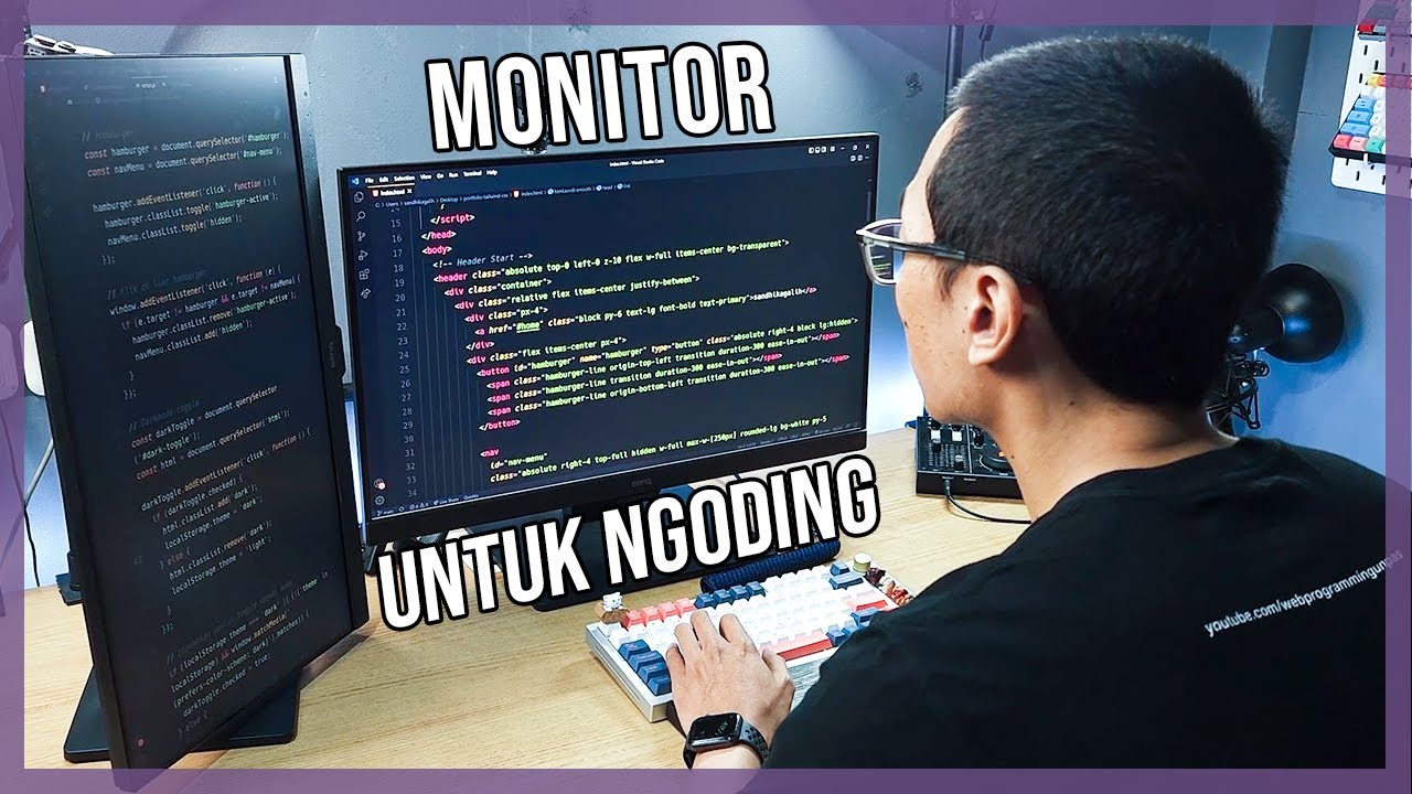 1 Bulan Ngoding Bersama Monitor BenQ GW2785TC & GW2485TC - YouTube
