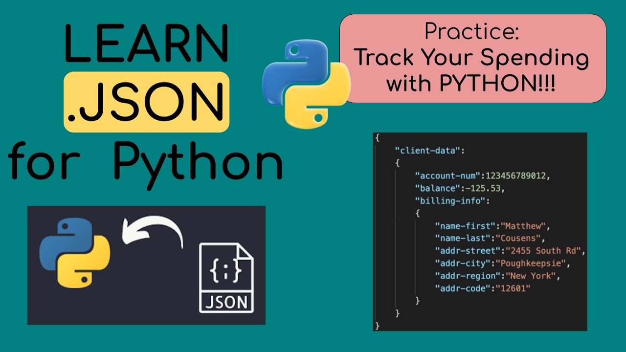 I Built a Budget Tracker in Python (Learn JSON for Python) - YouTube