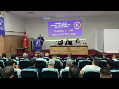 Mardin-Şırnak Smmo 25.Genel Kurulu- Hamit DURGAN