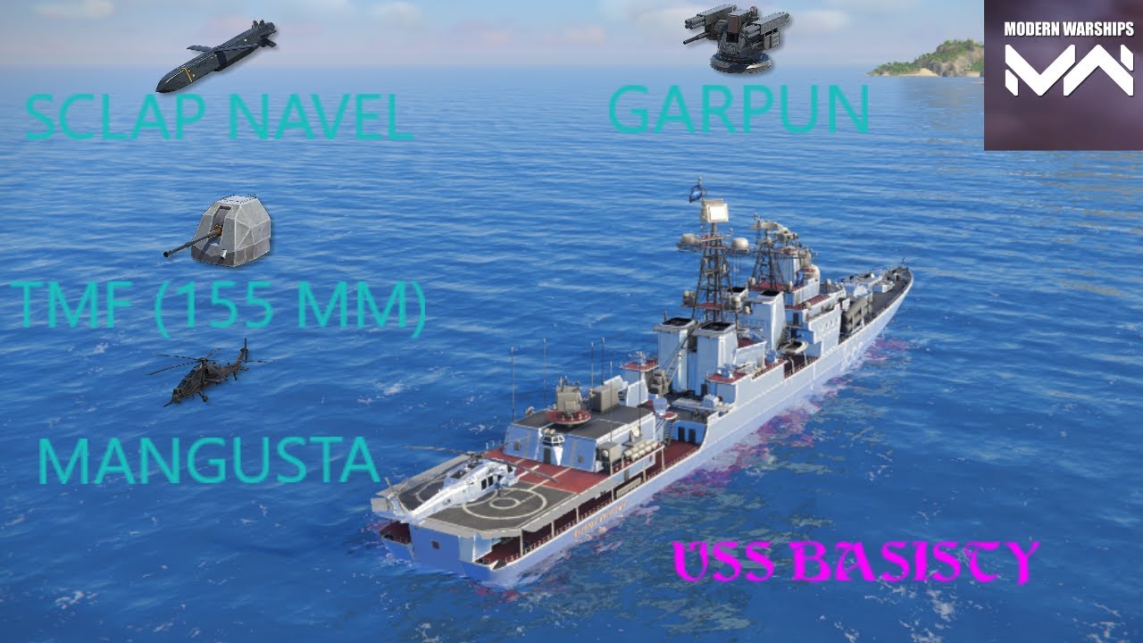 MODERN WARSHIP EPIC DESTROYER USS BASISTY VERY BEST #modernwarships ...