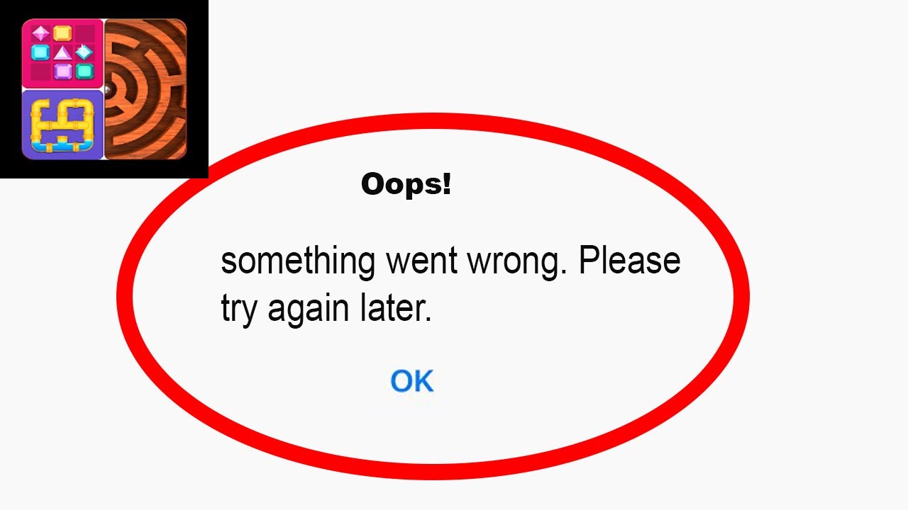 Fix Smart Puzzles App Oops Something Went Wrong Error | Fix Smart ...