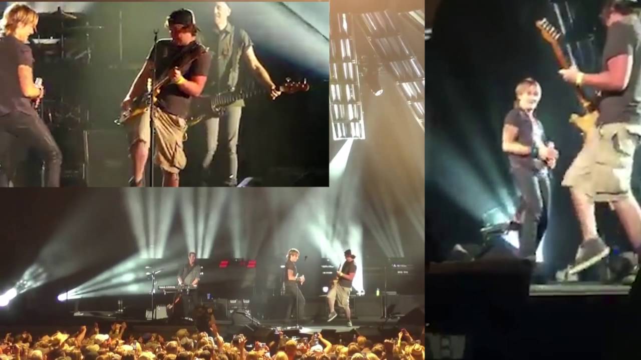 Keith Urban brings Rob Joyce on stage July 2nd, 2016 YouTube - YouTube