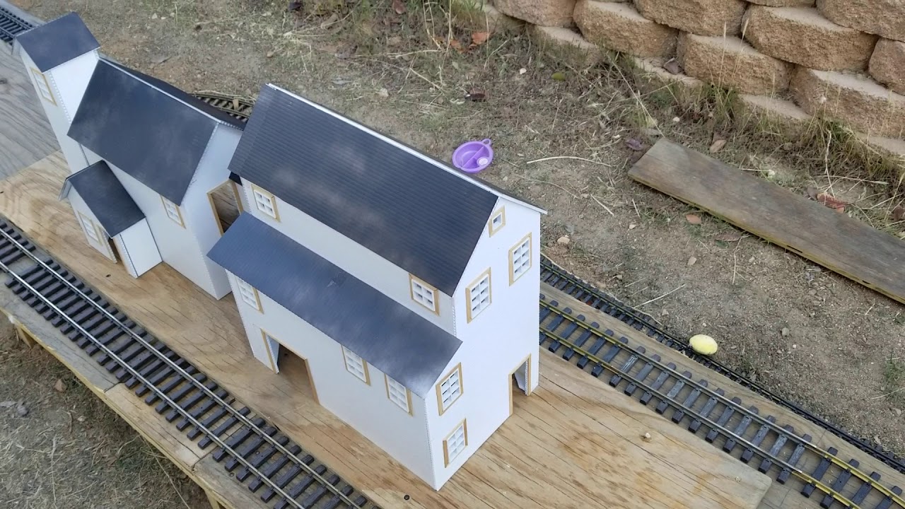 The start of a G scale layout - YouTube