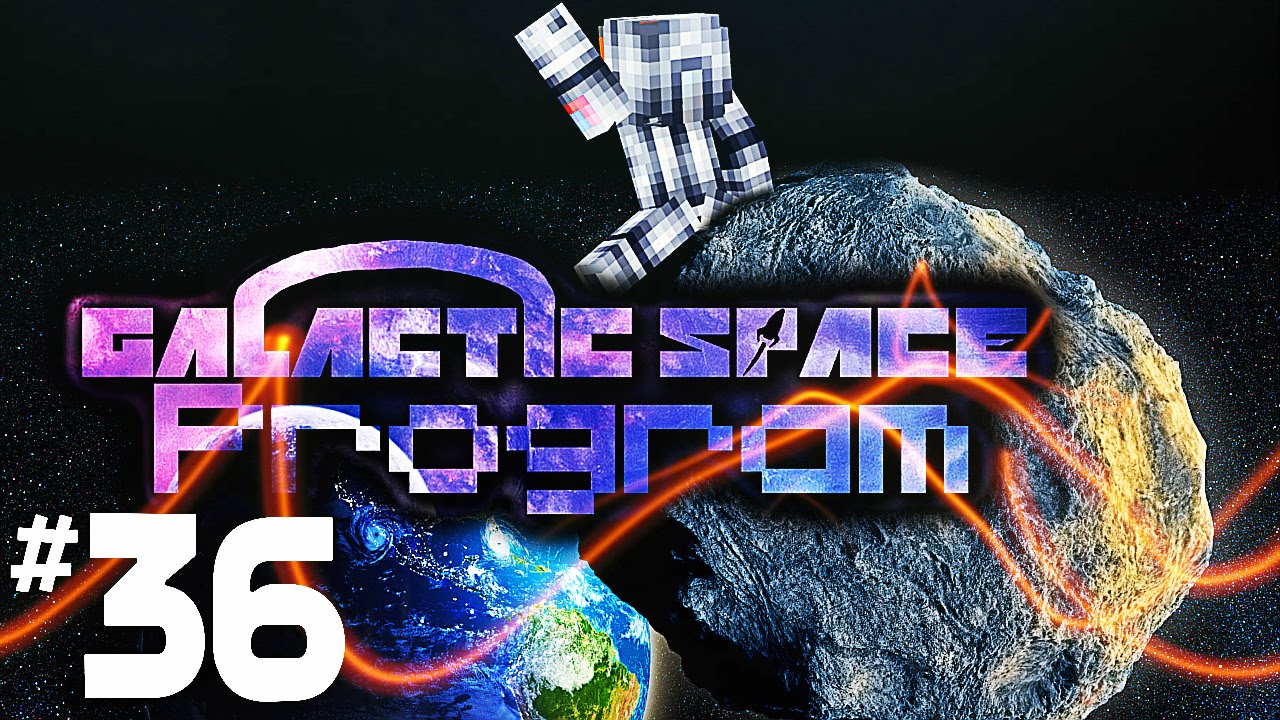 Minecraft Galactic Space Program - #36 Asteroids (Skyblock Survival in ...