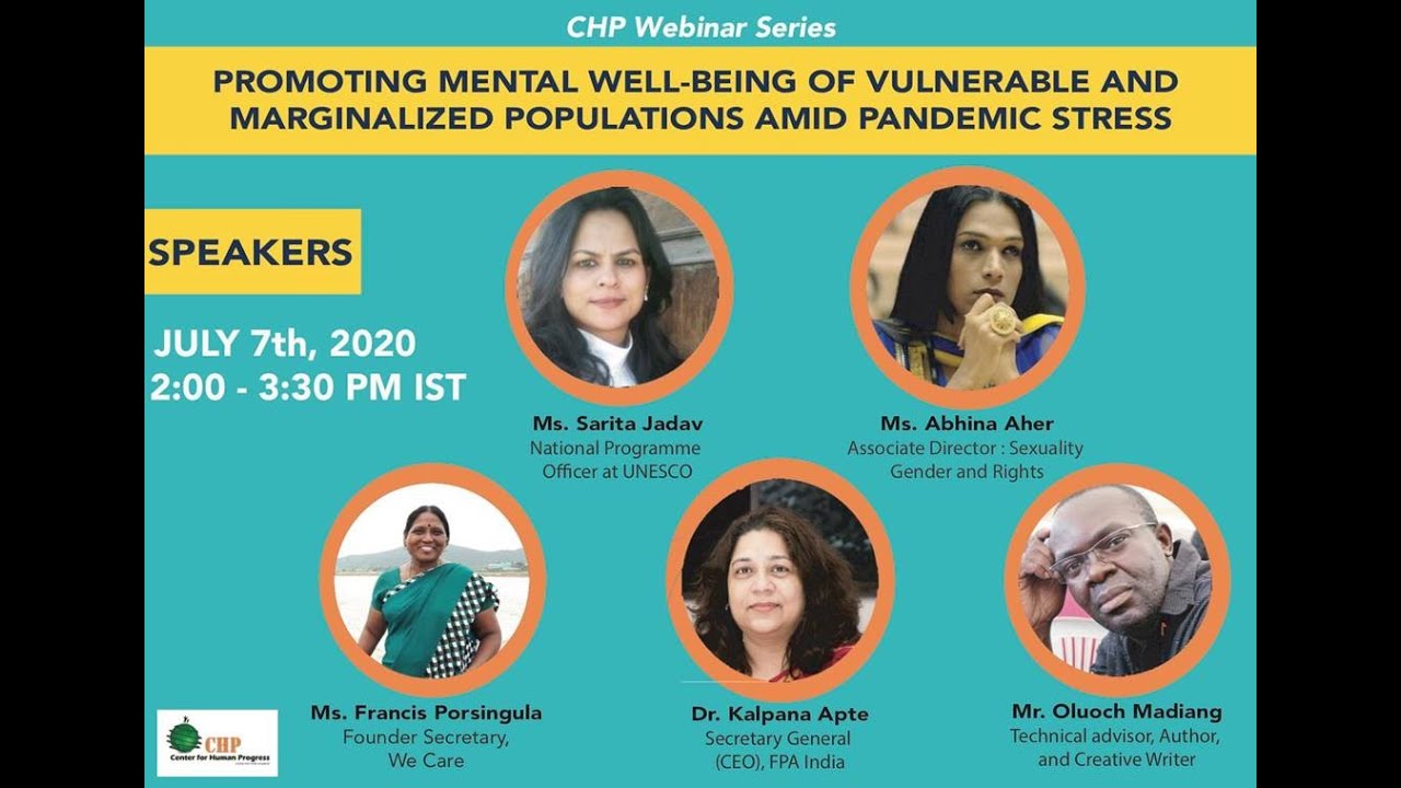 Mental Well-being of Vulnerable & Marginalized Populations amid ...