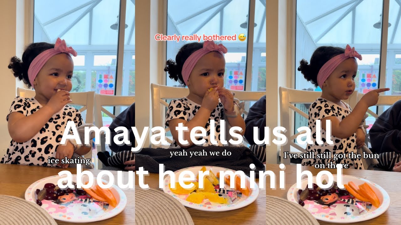 Our toddler tells us all about her mini vacay (snippets included ...