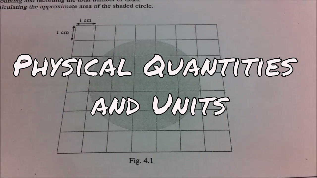 Physical Quantities and Units I Lab Activity I Flip Learning - YouTube