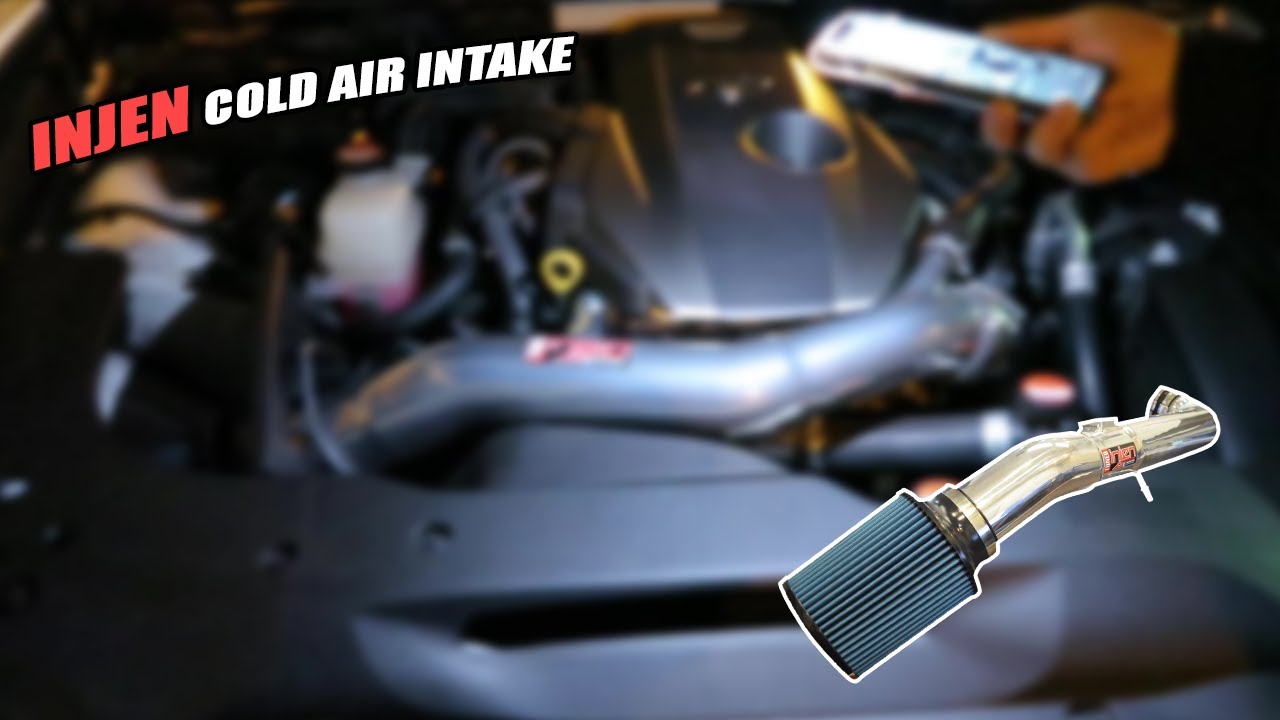 LEXUS RC200T Injen Cold Air Intake install/sound clip - YouTube