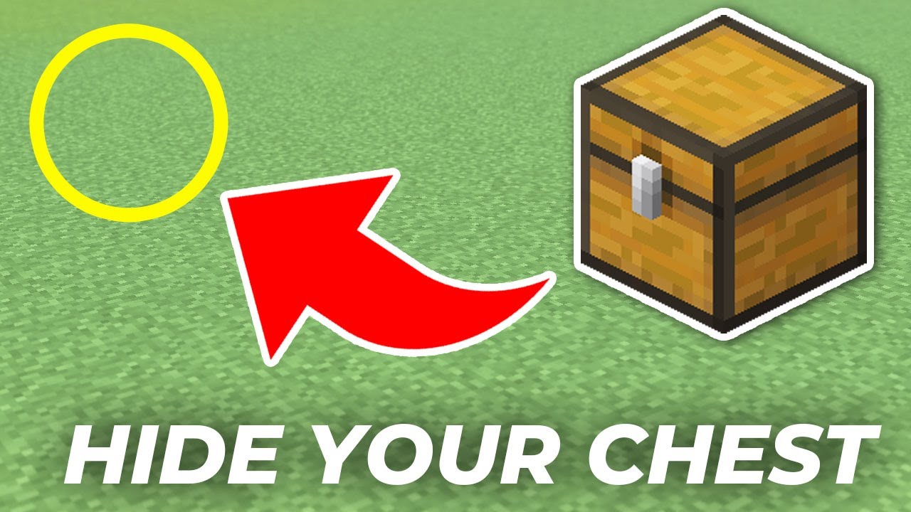 How To Make A SECRET Chest In Minecraft (Hidden Chest Tutorial) | 10秒で ...