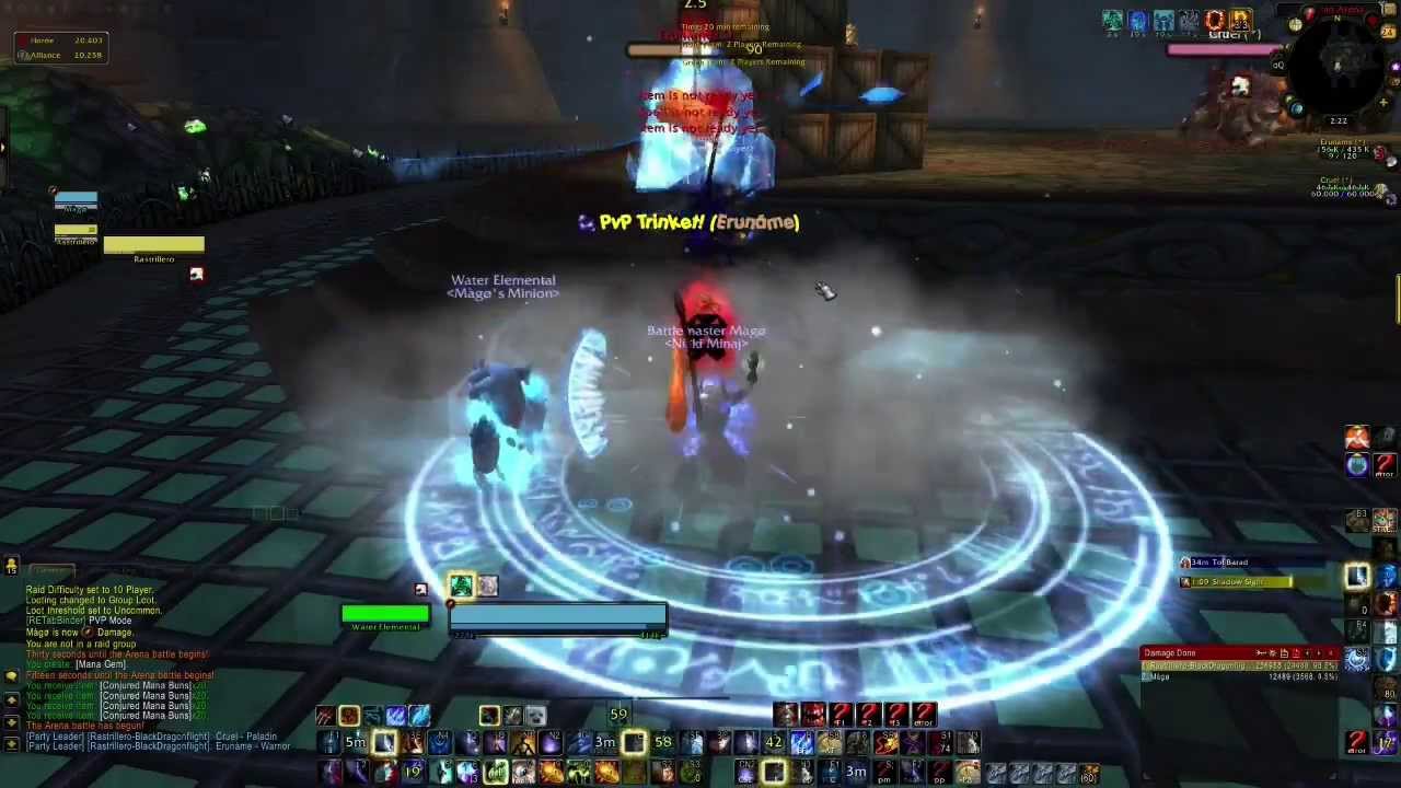 WOW MOP 5.4 Frost Mage PvP GamePlay Wikz - YouTube