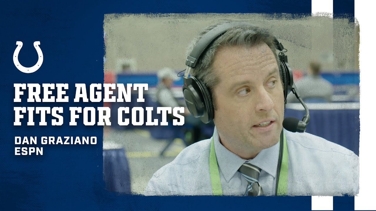 ESPN's Dan Graziano Talks Potential Free Agent Fits for Colts - YouTube