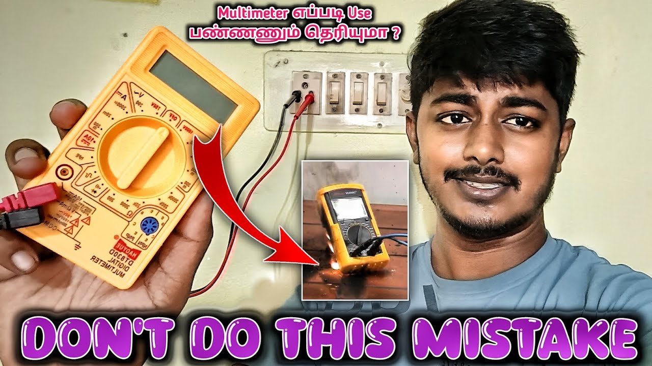 How to Use Multimeter || Multimeter Blast || ESAKKI INFO - YouTube