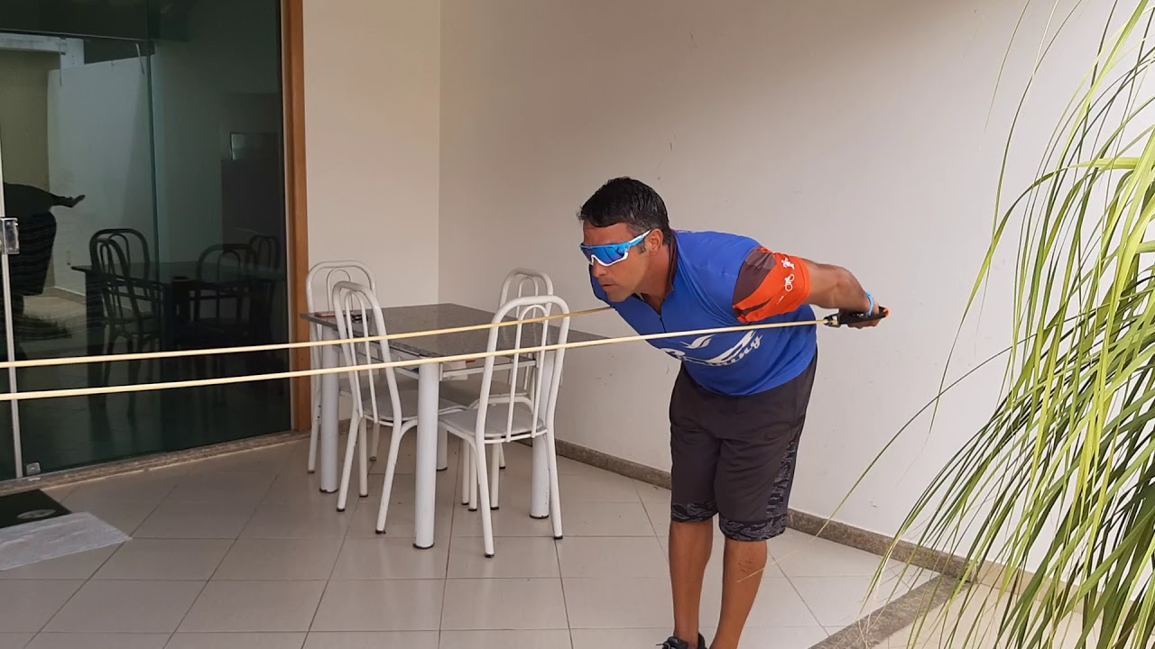 Exercícios com elástico para natação. - YouTube
