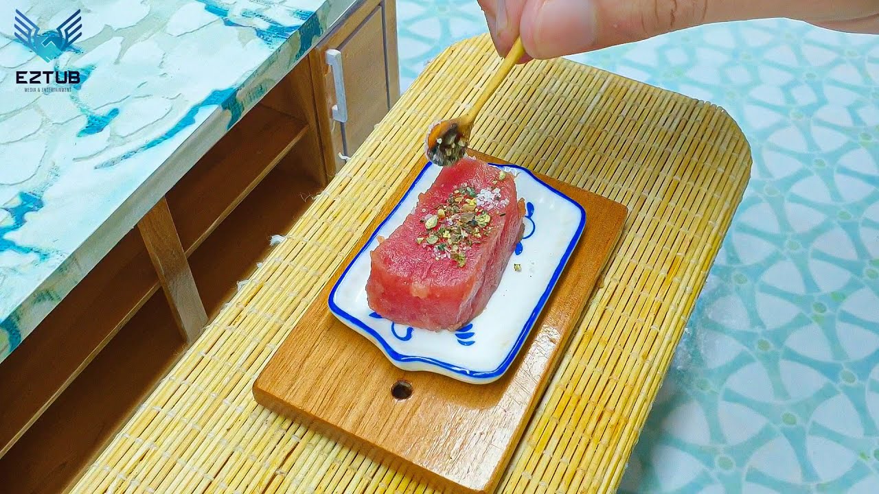 JHTR05 Amazing Mini Grilled Tuna Pepper Sauce / Grilled Fried Tuna ...