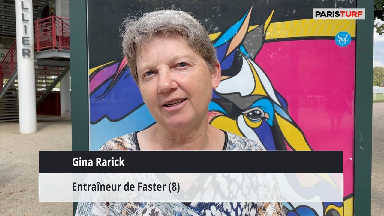 Gina Rarick, entraîneur de Faster (24/07 à Compiègne) - YouTube