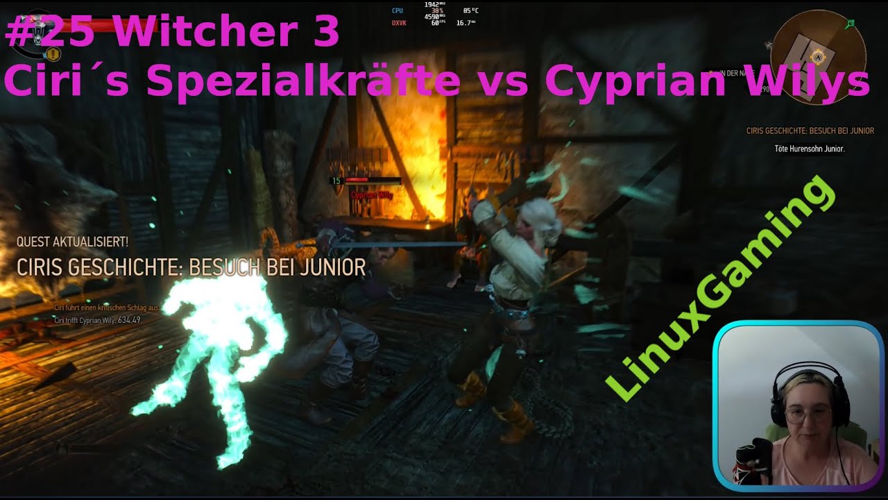 #25 Witcher 3 - Ciri´s Spezialfähigkeiten vs Cyprian Wylis - YouTube