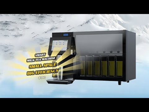 Smart Milk Tea Machine: Small Space, Big Efficiency! - YouTube