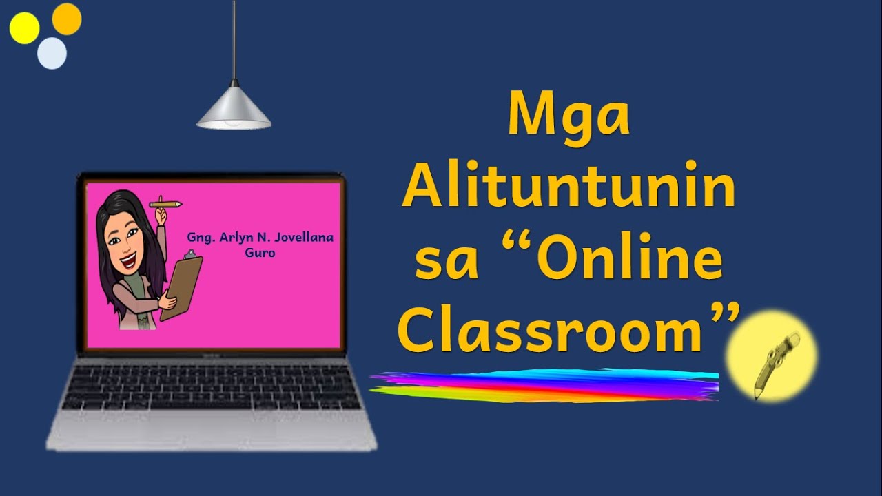 Mga Alituntunin sa "Online Classroom" - YouTube