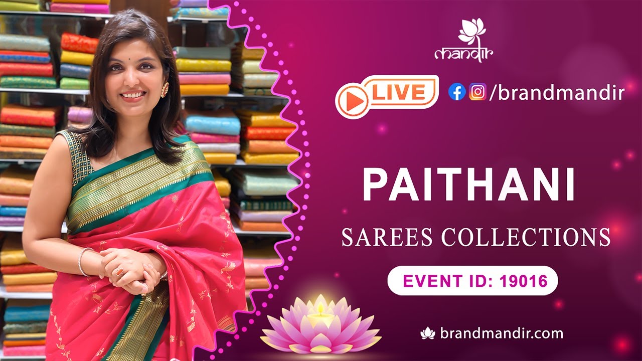 Paithani Sarees | WhatsApp Number 733 733 7000 | Brand Mandir Sarees ...