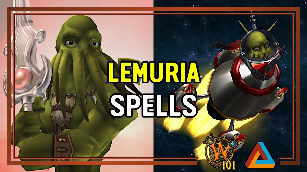 Wizard101: Lemuria | New Spells - YouTube