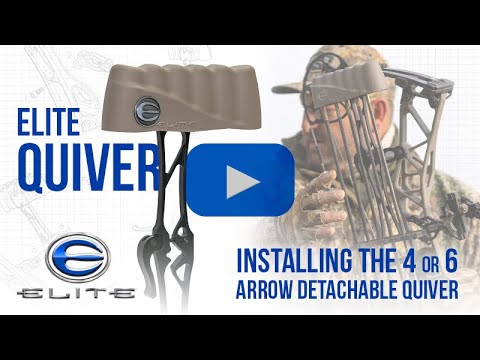 Elite Quiver - How To Install The 4 or 6 Arrow Detachable Quiver - YouTube