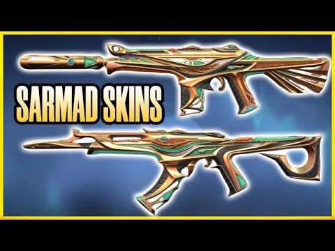 ALL SARMAD SKINS INGAME PREVIEW - VALORANT SARMAD - YouTube