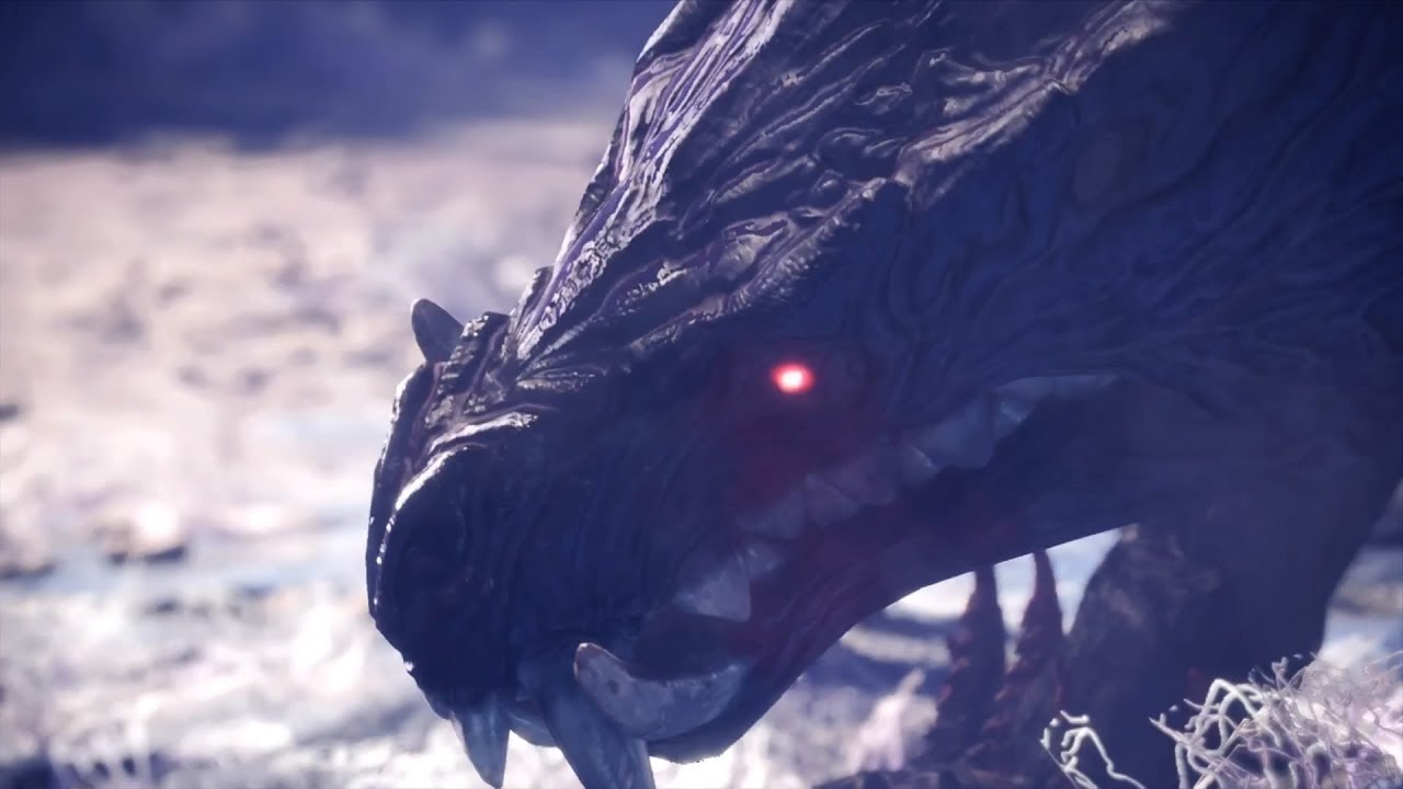Monster Hunter World Iceborne Ebony Odogaron - YouTube